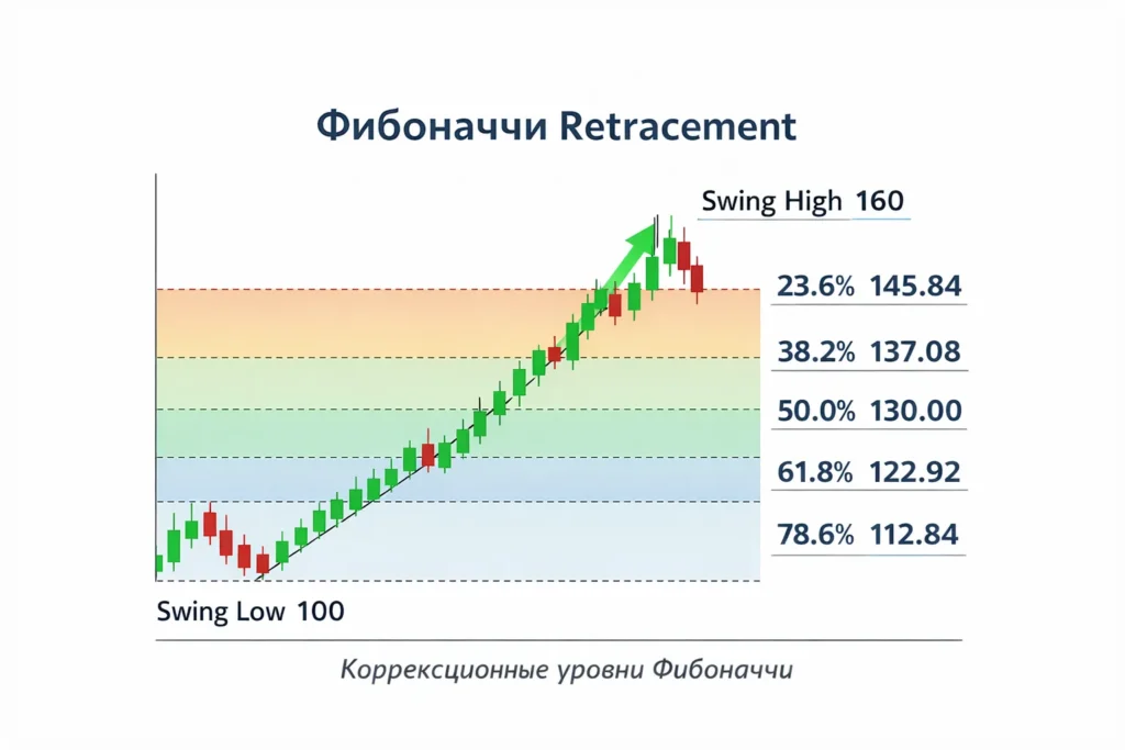 Fibonacci in trading: how to build levels and trade using them - coin24.io